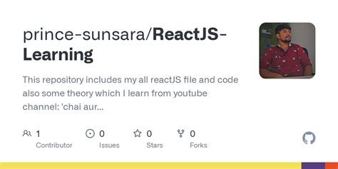 Github Prince Sunsara Reactjs Learning This Repository Includes My