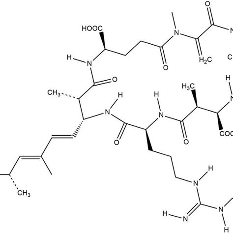 Reported Structure Of Microcystin Lr Download Scientific Diagram