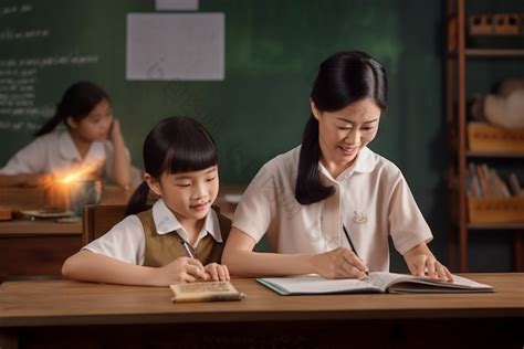 老师辅导学生图片 包图网