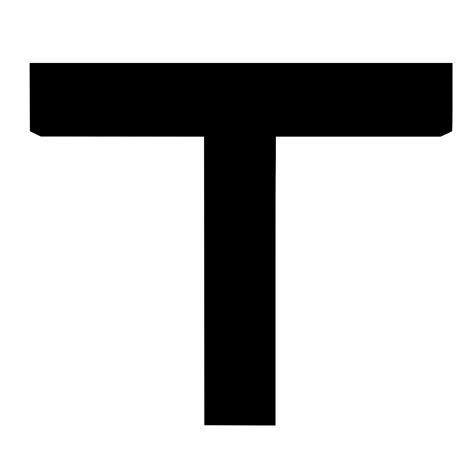 Svg Alphabet Letter T Free Svg Image And Icon Svg Silh