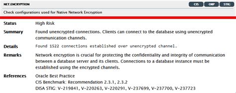 Database Security Assessment Tool Dbsat 31 Follow Up