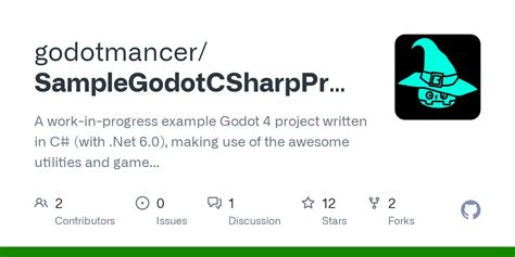 SampleGodotCSharpProject Project Godot At Main Godotmancer SampleGodotCSharpProject GitHub