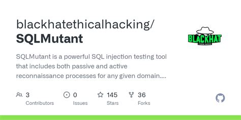 Github Blackhatethicalhackingsqlmutant Sqlmutant Is A Powerful Sql Injection Testing Tool