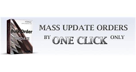 OpenCart VQMod Bulk Update Orders