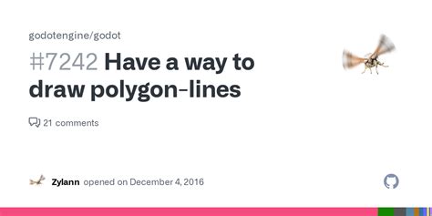 Have A Way To Draw Polygon Lines · Issue 7242 · Godotenginegodot · Github