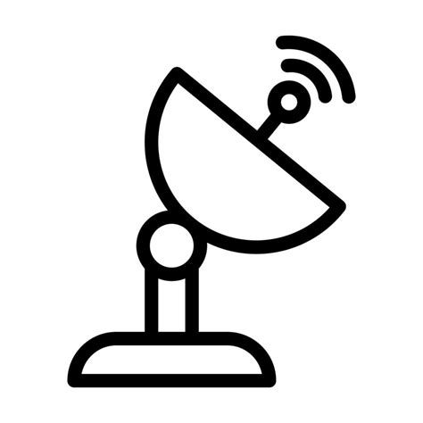 Satellite Dish Icon Design 10748247 Vector Art At Vecteezy