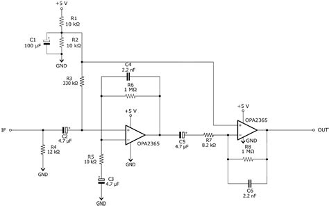 Operational Amplifier Why My Hb100s Amplifying Circuit Cant Generate More Than A Signal Of