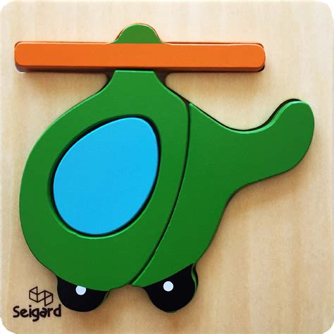 Puzzle Helicóptero 4 Piezas Seigard