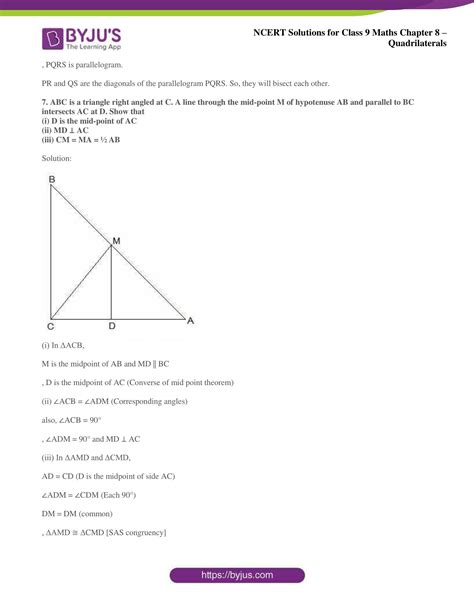 Ncert Solutions For Class 9 Maths Chapter 8 Pdf Ncert