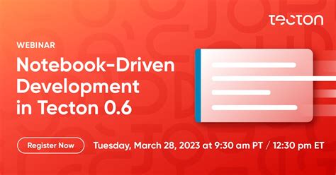 Tecton Webinar Notebook Driven Development In Tecton 06 Tecton