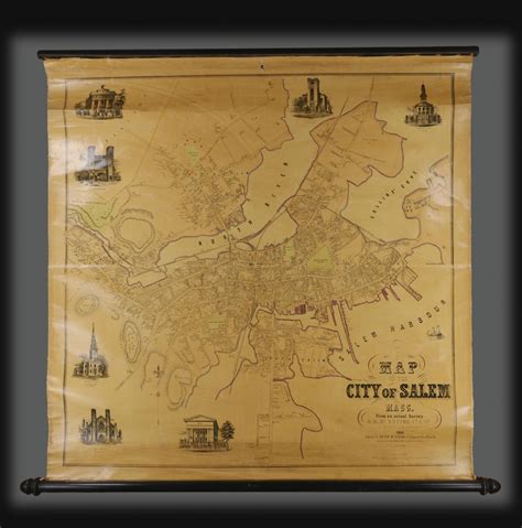 Map Of The City Of Salem Mass Geographicus Rare Antique Maps