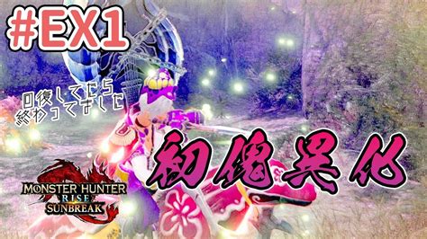 【モンスターハンターサンブレイク】傀異化アオアシラ～回復してたら終わってた～ Ex1 Youtube