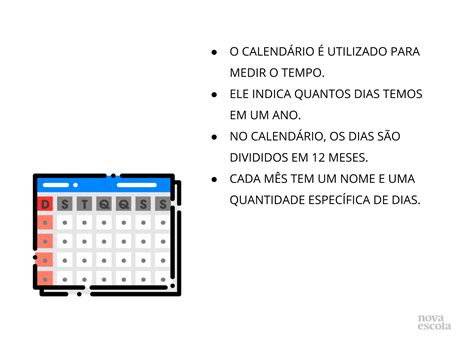 Conhecendo O Calend Rio Planos De Aula Ano