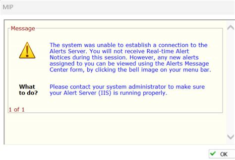 Alerts Server Error After Upgrading No Real Time Alert Notices