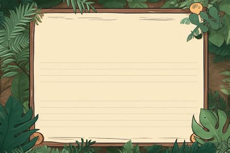 Premium Photo Dreamy Notebook Cartoon Frame An Ar 32 Background