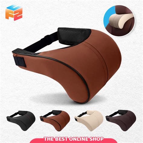 หมอนรองคอ หมอนรองศรีษะในรถ หนัง Pu อย่างดี ปรับการใช้ได้ตามความต้อง