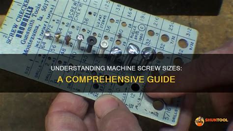 Understanding Machine Screw Sizes A Comprehensive Guide Shuntool