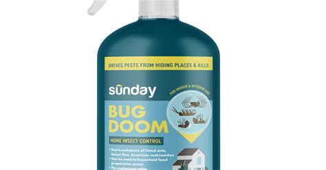 Bug Doom Home Insect Control Spray 16 Oz Sunday Lawn Care