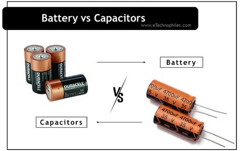 Difference Between Battery And Capacitor Explained