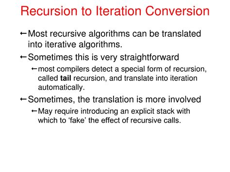 Ppt Recursion Powerpoint Presentation Free Download Id9641322