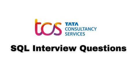52sql Tcs Interview Questions And Answersadvance Stored Procedure