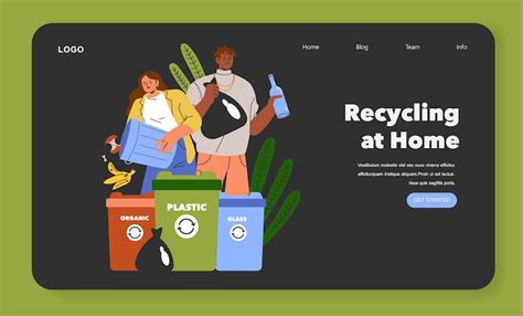 5 페이지 분리수거 일러스트 이미지 Freepik에서 무료 다운로드