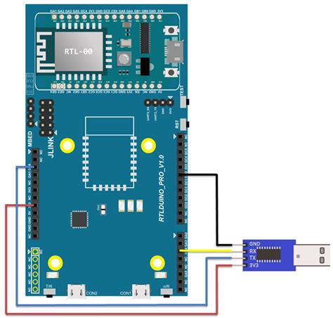 Ameba Arduino Rtl8195am Rtl8710af Uart Communicate With The Computer Via Uart Realtek