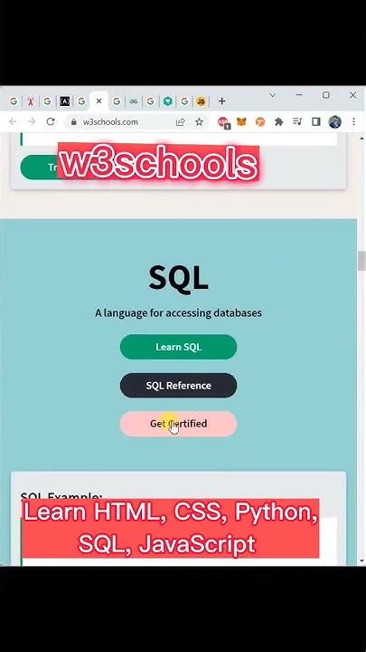 Learntocode Learntocodetok W3schools Tutorial Coding Javascript