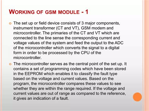 Find Transmission Line Fault And Location Detection Pptx Computing