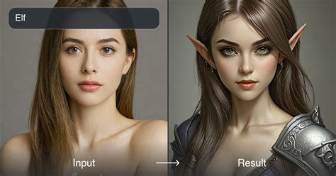Convert Your Photo To Fantasy Elf Style Instantly A1art