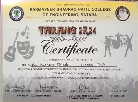 Eventplanning Teamwork Tarang2k24 Kbpcoe Collegegathering