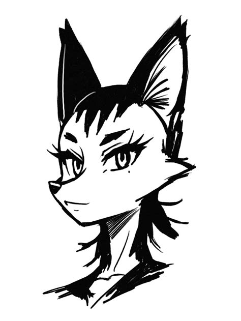 День 22 Лисичка нарисовал сам фурри Лиса арт Taxuko Furry