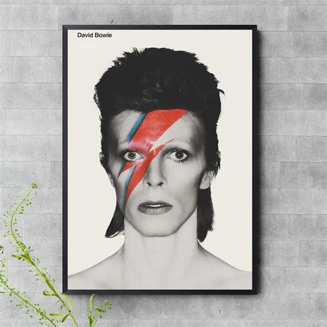 David Bowie Ziggy Stardust Poster Digital Download Printable Wall Art The Thin White Duke Poster