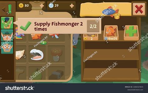 Complete Set Level Button Game Ui Stock Vector Royalty Free