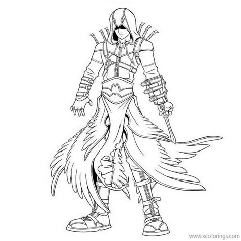 Printable Assassins Creed Coloring Pages