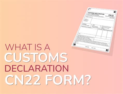 What Is A Customs Declaration Cn23 Form Pdf Download
