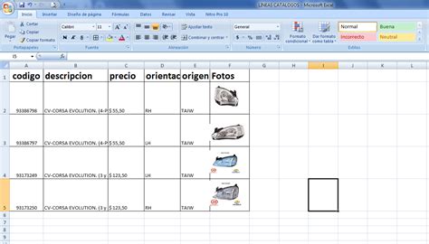 Como Hacer Un Catalogo En Excel Fiador