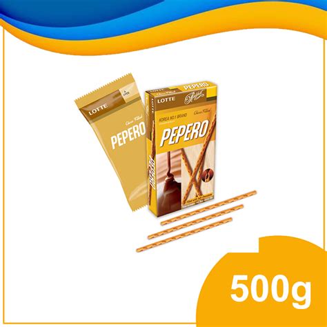 Lotte Pepero Choco Filled Stick Cookie 344g [8 Packs] Exp September