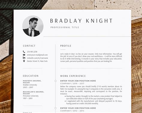 Resume And Cover Letter Template Cv Reference Page Manager Resume