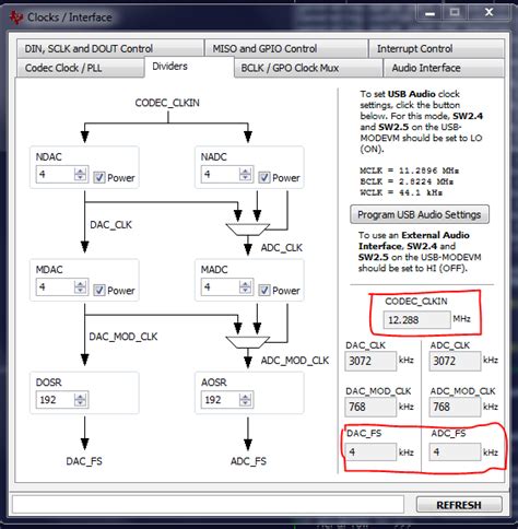 Clock Setup Differs From EVM K Board And Real Design Audio Forum Audio TI E E Support Forums