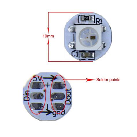 WS B RGB Neopixel With Heatsink Pcs Opencircuit