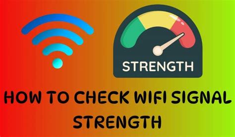 How To Check Wifi Signal Strength Crazy Tech Tricks