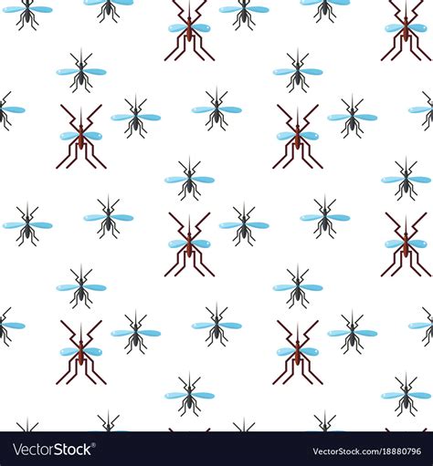 Insects Bug Seamless Pattern Bugs Royalty Free Vector Image