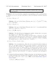 Pset1 Solution Pdf CS 140 Algorithms Problem Set 1 September 20 2017 Due Date Email Your