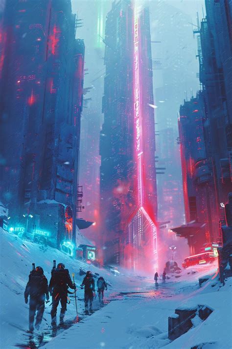 The Cyberpunk Winter Rest Stations
