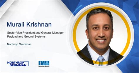 murali krishnan named payload and ground systems lead at northrop