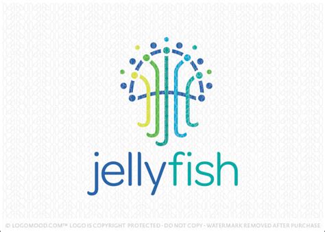 Jellyfish Buy Premade Readymade Logos For Sale