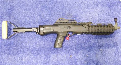 Shovel Handle Carbine And Hi Point Pistol With Brace Guns And Gear