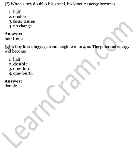 Selina Concise Physics Class 8 Icse Solutions Chapter 4 Energy Learn Cram