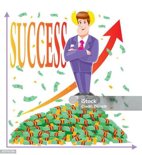 성공적인 사업 수익성 사업 이다입니다 벡터 일러스트입니다 경영자에 대한 스톡 벡터 아트 및 기타 이미지 경영자 그래프